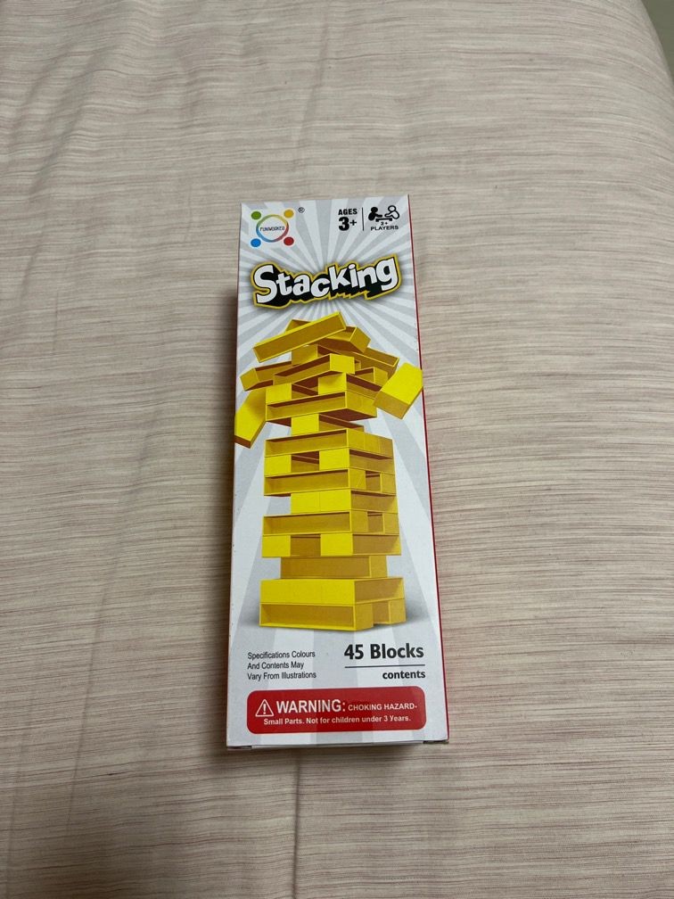 Stacking - Jenga, Hobbies & Toys, Toys & Games on Carousell
