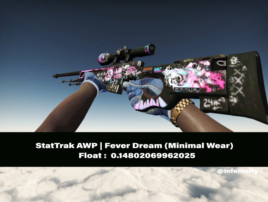 StatTrak AWP Fever Dream MW CSGO SKINS KNIVES, Video Gaming, Gaming ...