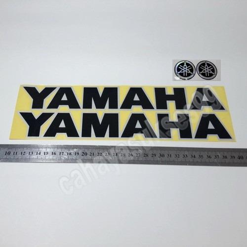 Sticker Cutting Yamaha Size BESAR 30cm Emblem Motor YAMAHA Bulat 3,8cm ...