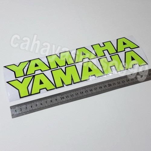 Sticker Cutting Yamaha Size BESAR 30cm Emblem Motor YAMAHA Bulat 3,8cm ...
