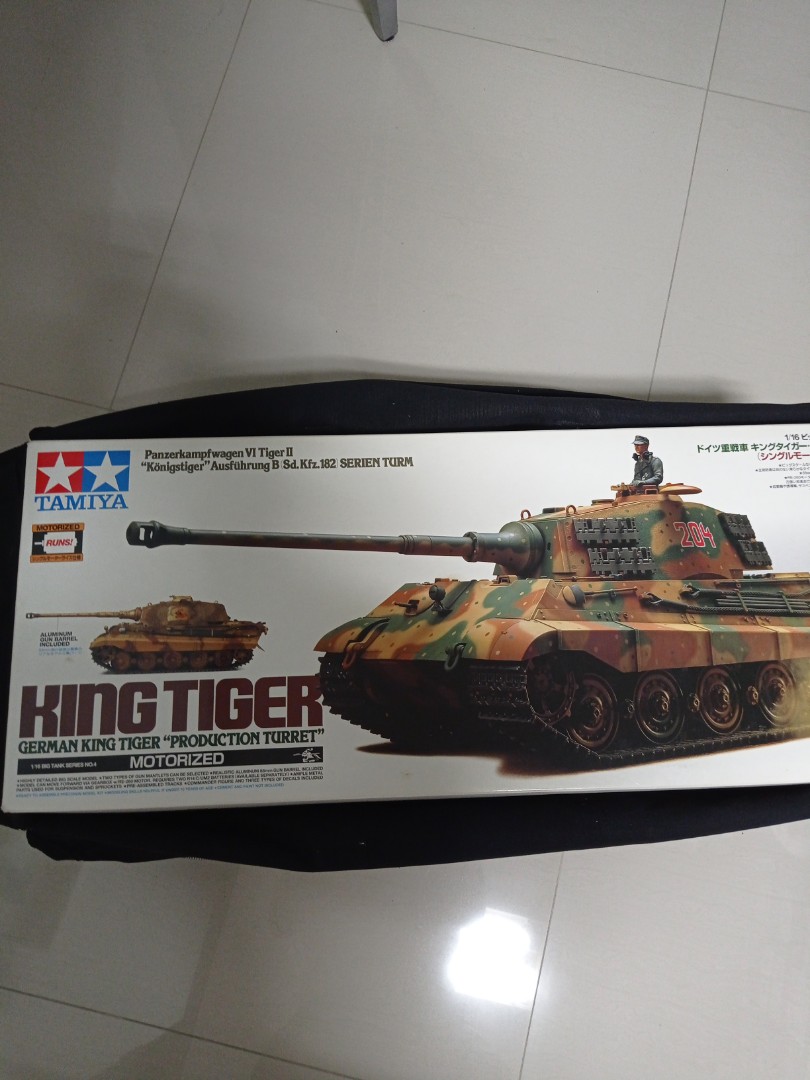 Tamiya king tiger tank 1/16 scale., Hobbies & Toys, Toys & Games on ...