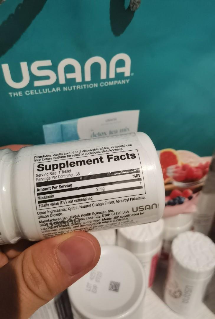 usana Pure Reset Melatonin, Health & Nutrition, Health Supplements ...
