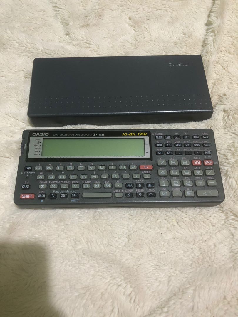 Vintage casio z-1gr casio mini 16bit cpu defective, Hobbies & Toys ...