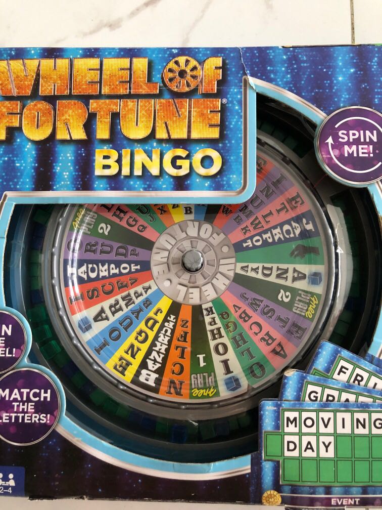 Wheel Fortune Bingo, Hobbies & Toys, Toys & Games on Carousell