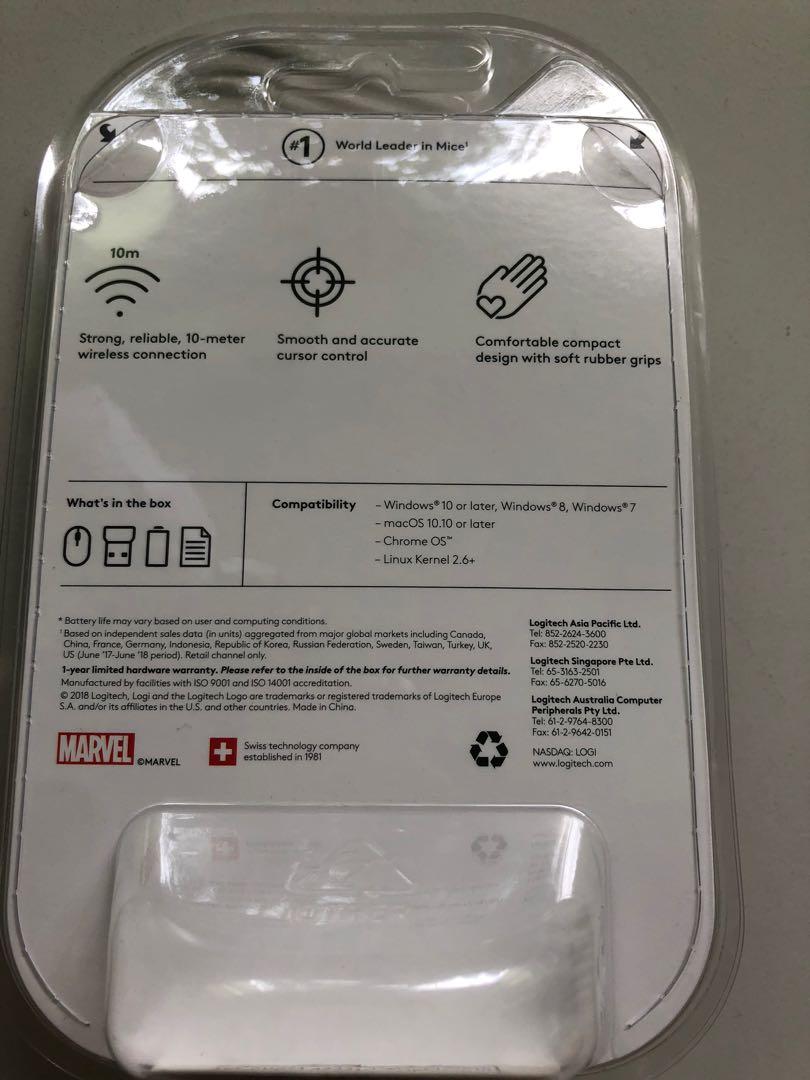 Wireless Logitech Marvel Spider-man Mouse, Computers & Tech, Parts ...