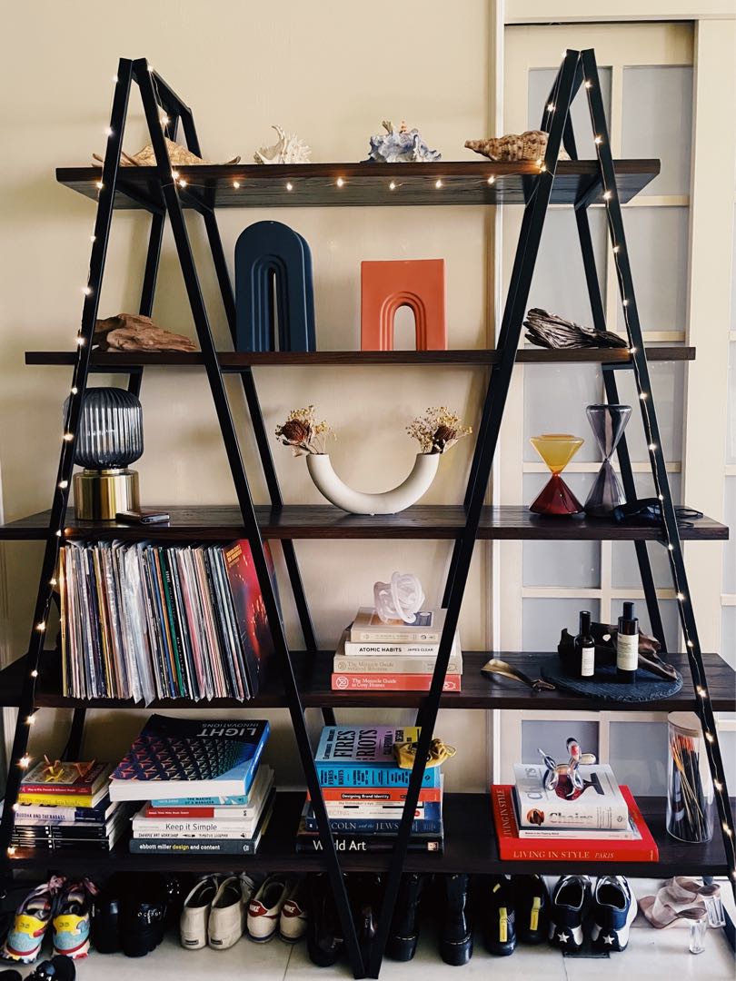 Wooden A-Frame Display Cabinet [6/10], Furniture & Home Living ...