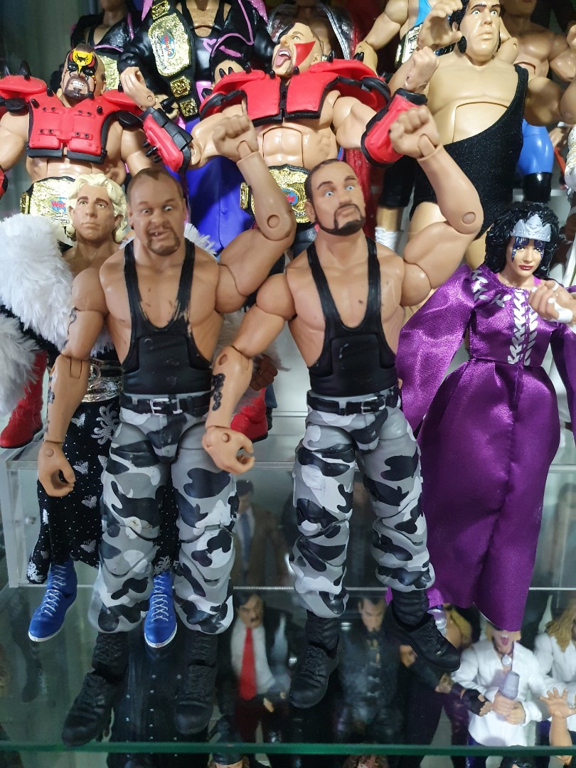 Wwe Mattel Bushwhackers, Hobbies & Toys, Toys & Games on Carousell