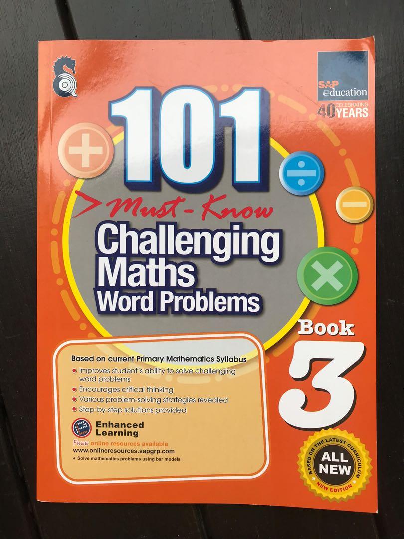 101 challenging maths word problems, Hobbies & Toys, Books & Magazines ...