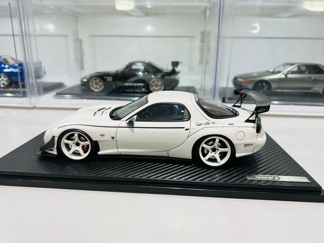 1/18 Ignition model Rx7 Fd3s feed white, Hobbies & Toys, Toys & Games on Carousell