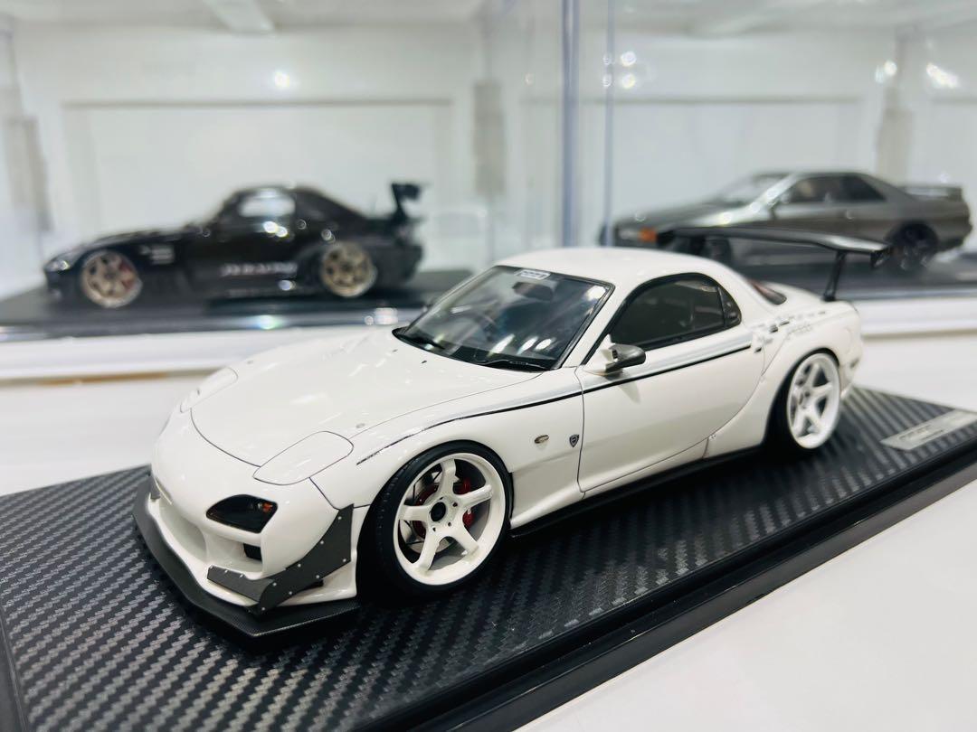 1/18 Ignition model Rx7 Fd3s feed white, Hobbies & Toys, Toys & Games on Carousell