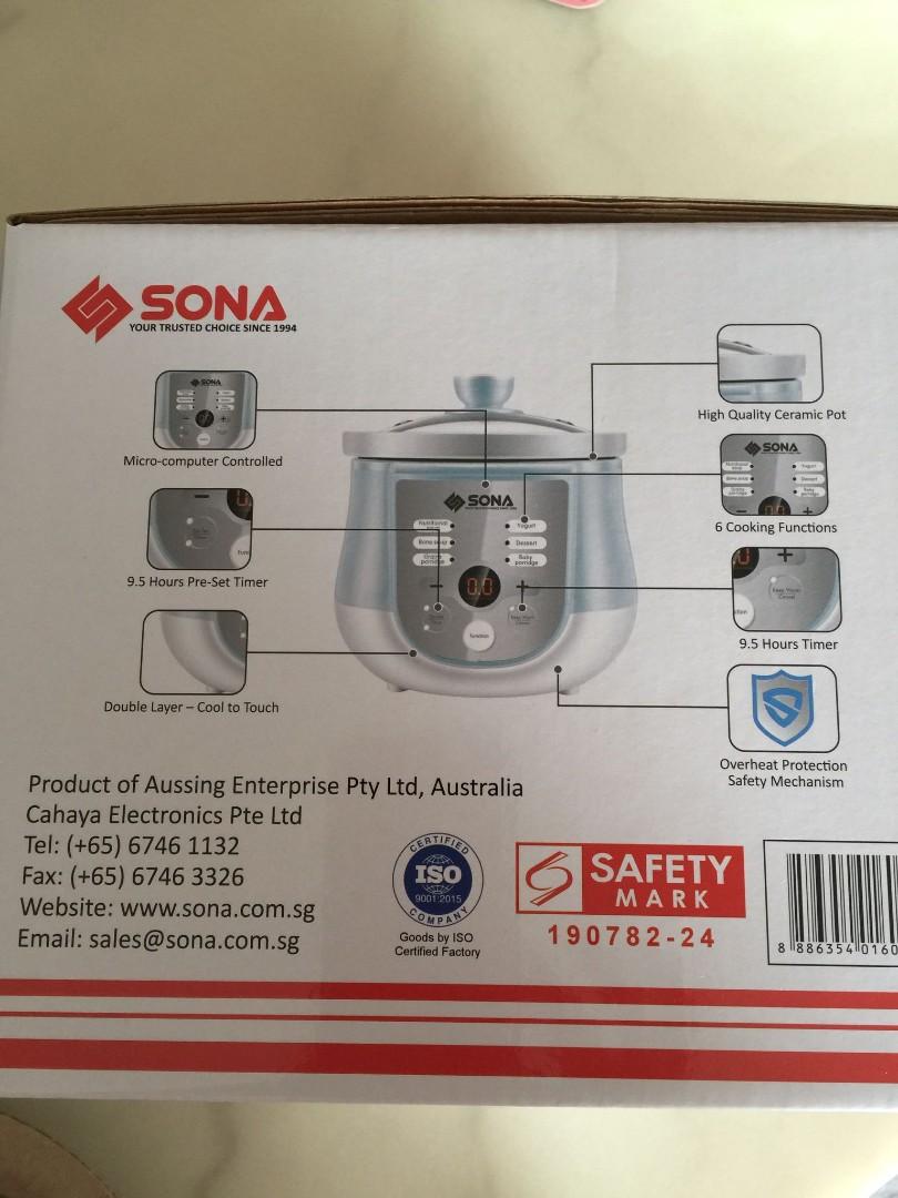 SONA Stew & Rice cooker, TV & Home Appliances, Kitchen Appliances ...