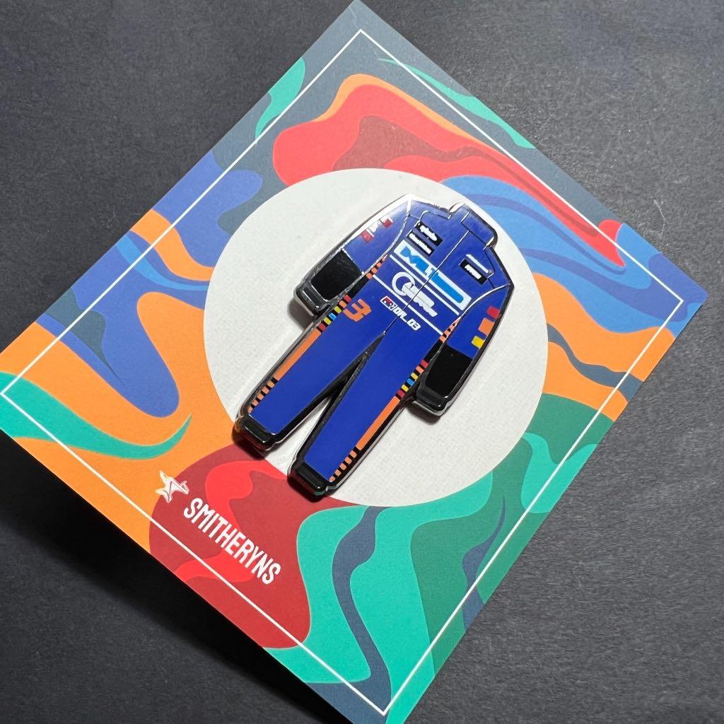 2021 McLaren Daniel Ricciardo Racing Suit, F1 Enamel Racing Suits Pins ...