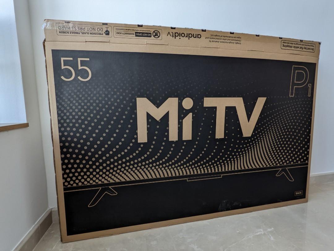 55 inch Mi TV box with styrofoam, TV & Home Appliances, TV ...
