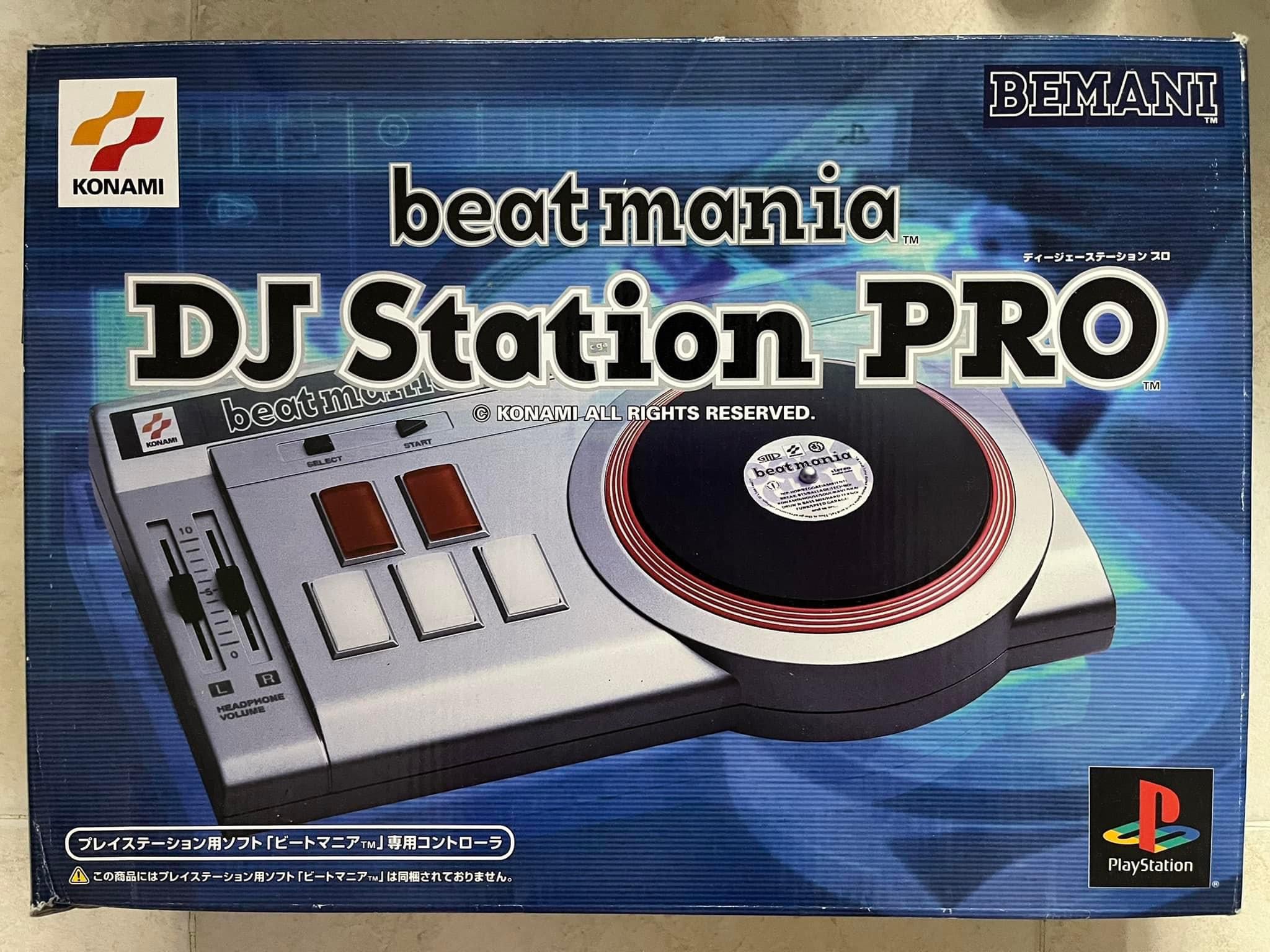 日版 PS PS2 KONAMI BEMANI BEATMANIA CONTROLLER DJ STATION PRO BM 打碟機發光閃制 ...