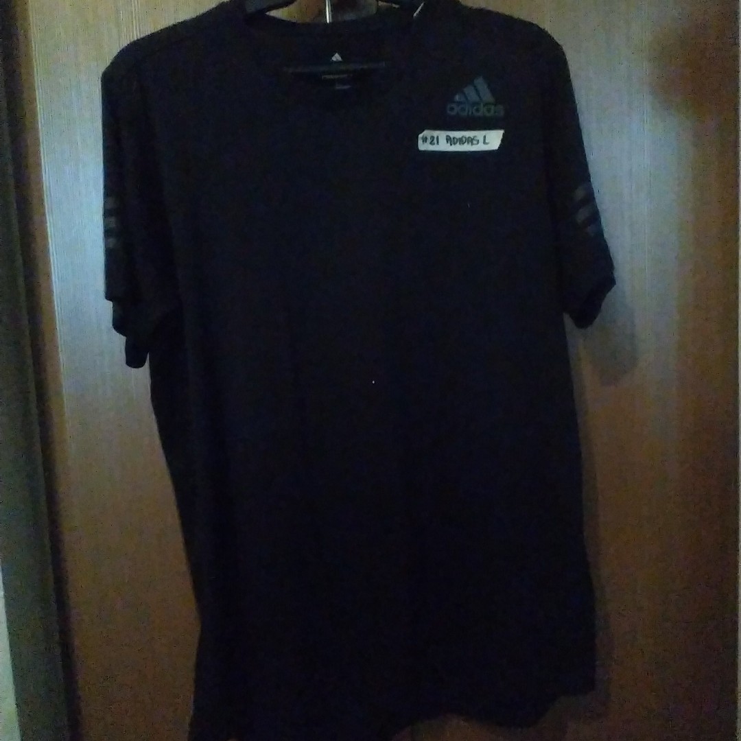 Adidas dri fit Large preloved, Men's Fashion, Activewear on Carousell