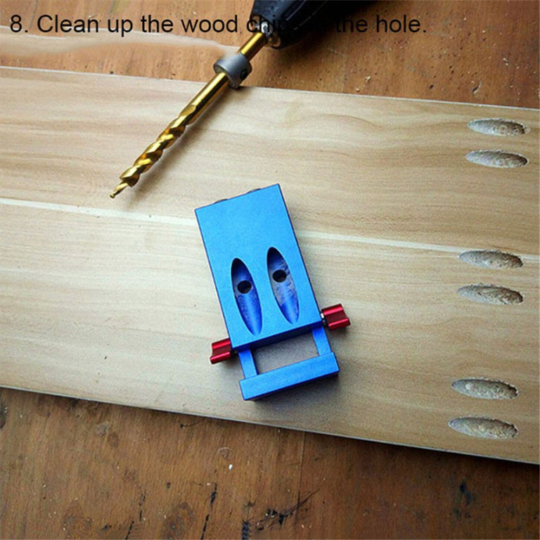Adjustable Woodworking Inclined Hole Device Drill Guide Set, Commercial ...