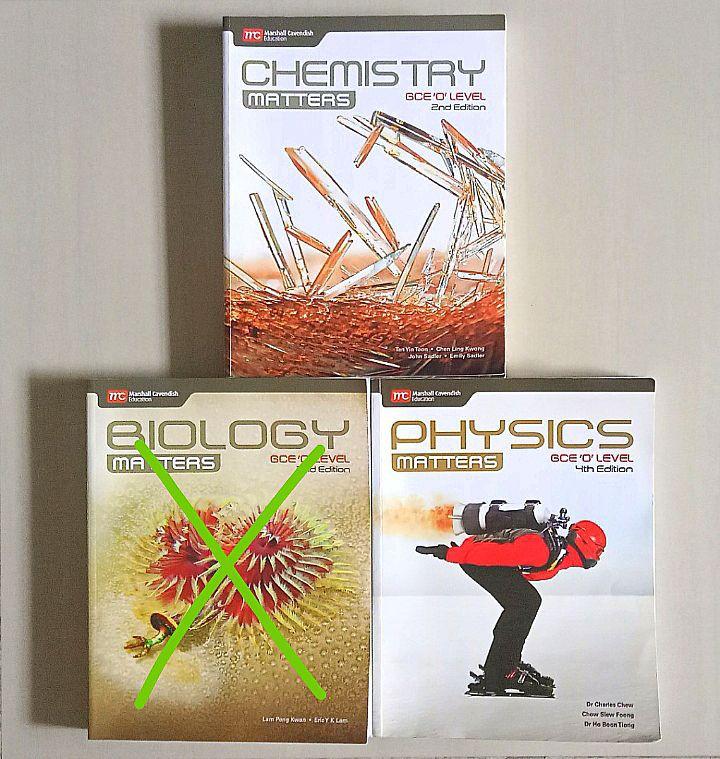 Chem + Phy O Level Pure Science Textbooks, Hobbies & Toys, Books ...