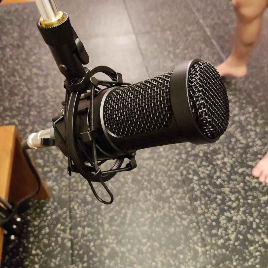 AOKEO condenser microphone (full set with stand), Audio, Microphones on ...