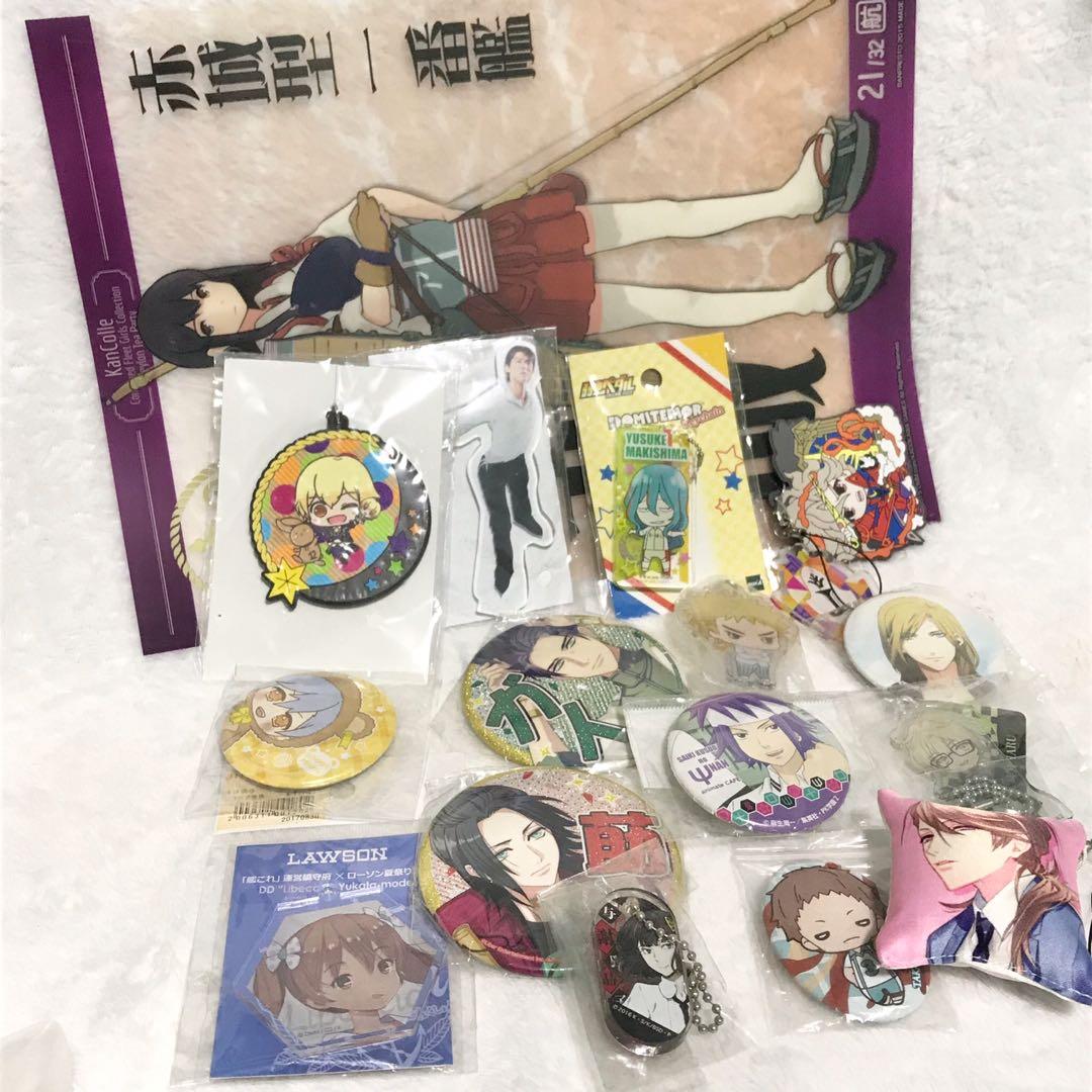 Assorted anime merchandise - tsukiuta, kancolle, haikyuu, bungou stray ...