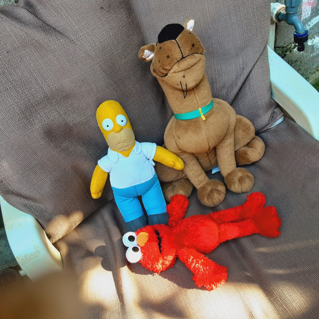 BART SIMPSON, SCOOBY DOO & ELMO SET, Hobbies & Toys, Toys & Games on ...