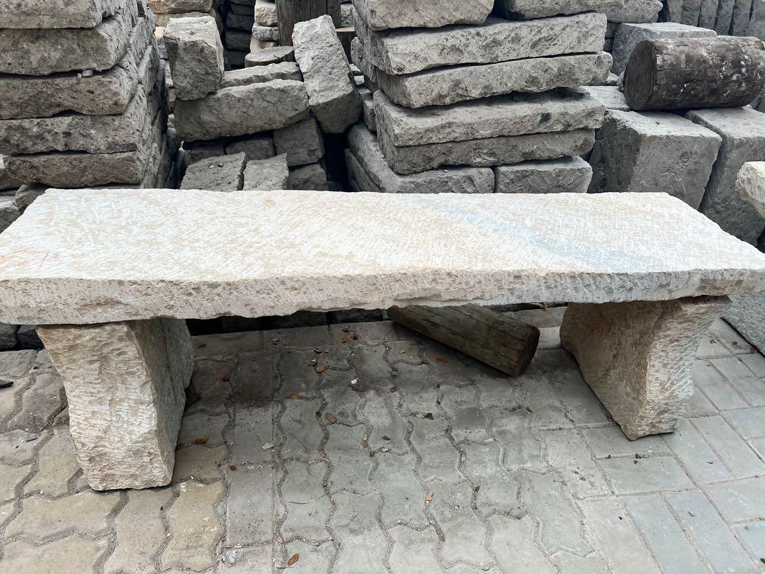 Bench Piedra Pinoy, Furniture & Home Living, Gardening, Gardening Tools ...