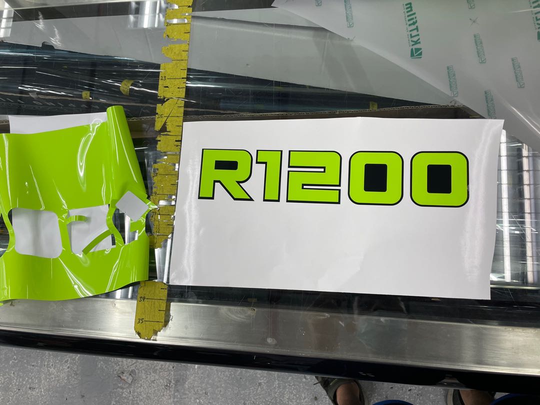 BMW R1200 decal,R1200 logo, Car Accessories, Accessories on Carousell