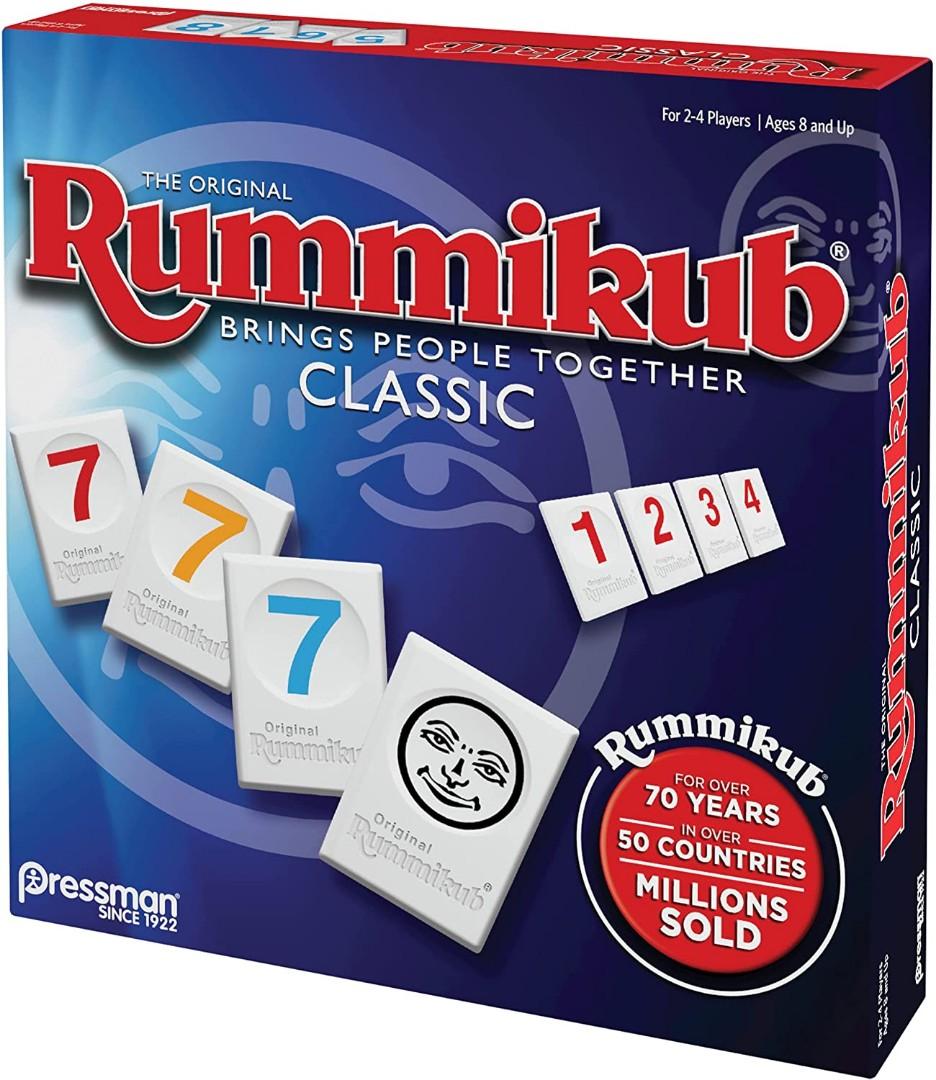 BNIB: Authentic Pressman Toy Rummikub Rummy Tile Family Board Game, Hobbies & Toys, Toys & Games ...