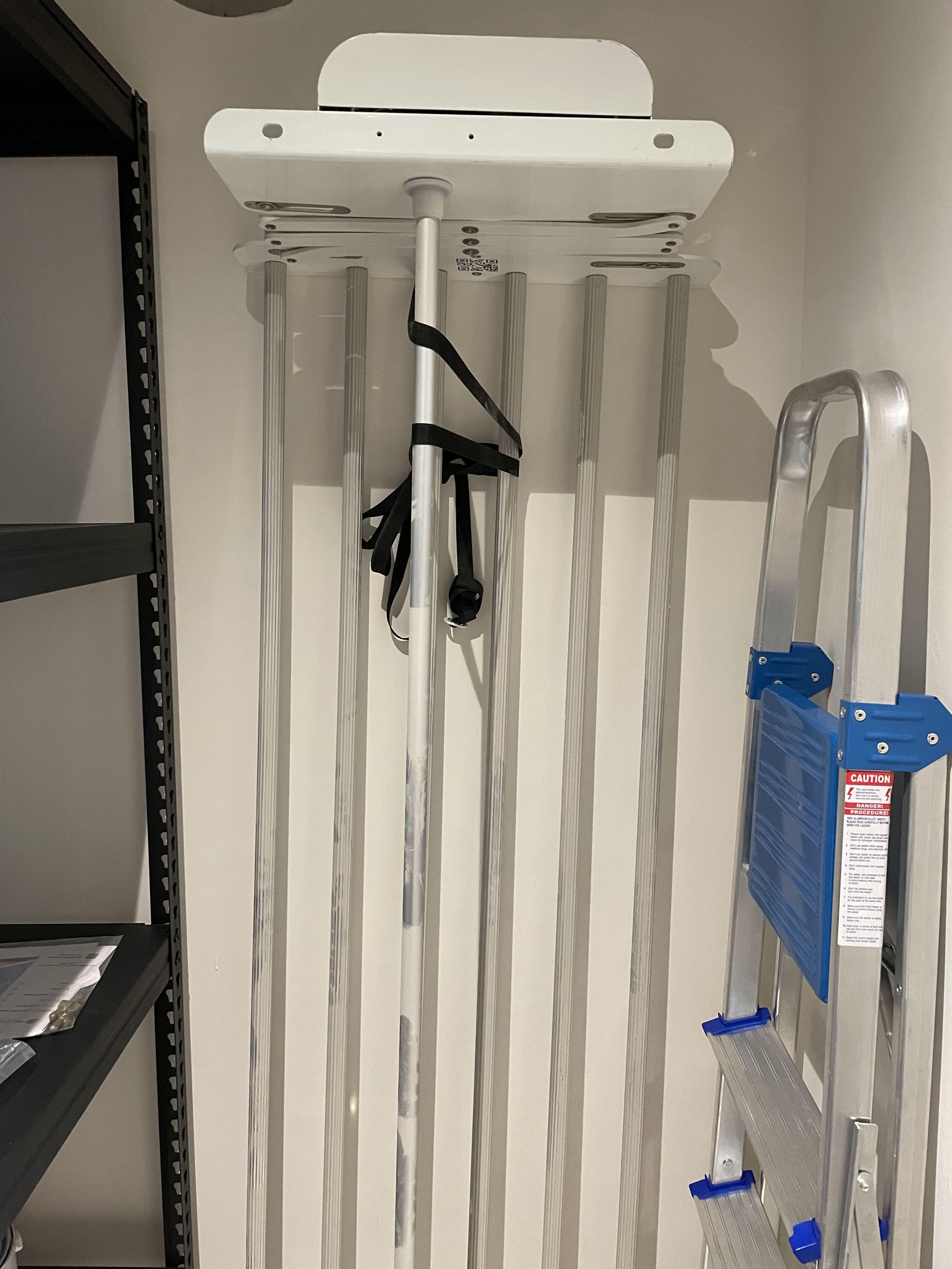 [BRAND NEW] HDB BTO laundry rack, Furniture & Home Living, Outdoor ...