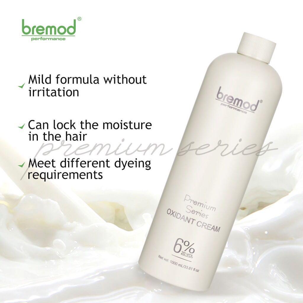 Bremod Premium Series Oxidizer Cream 1000ml Hair Dye Hair Color, Beauty ...