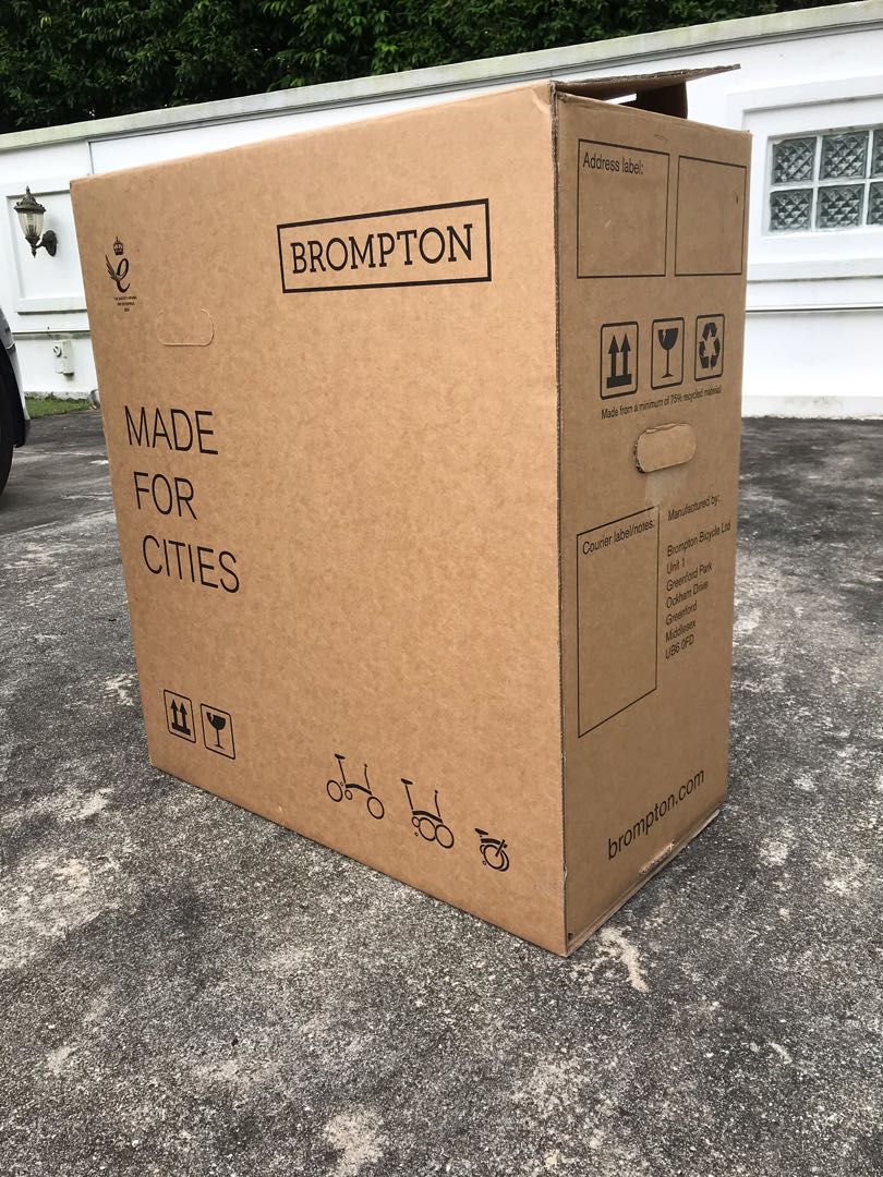 Brompton box, Sports Equipment, Bicycles & Parts, Parts & Accessories ...