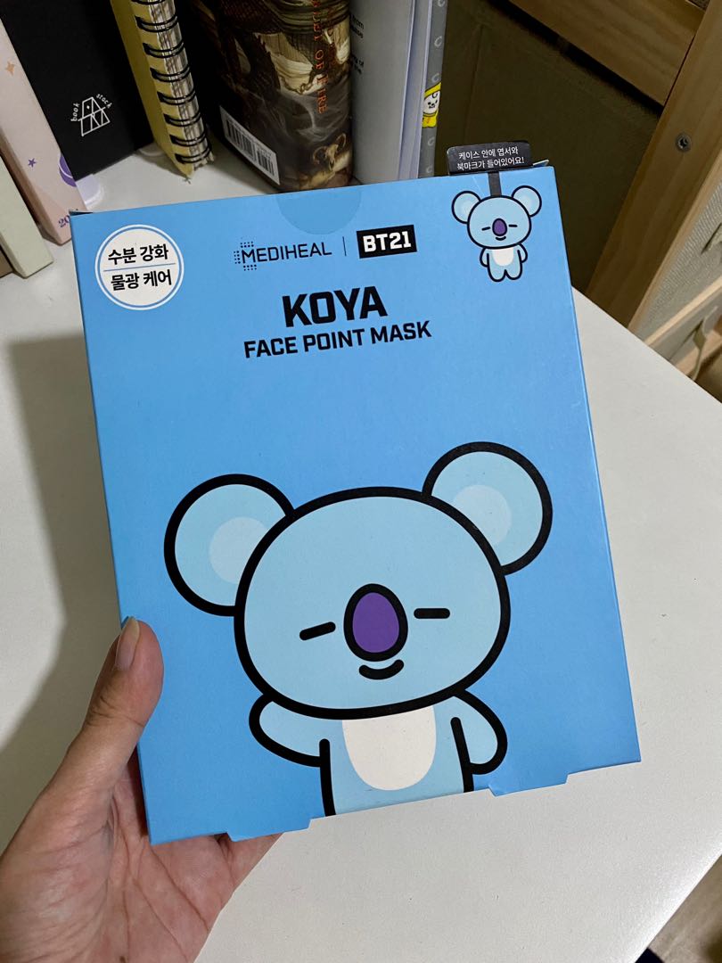 BT21 Koya Face Mask, Beauty & Personal Care, Face, Face Care on Carousell