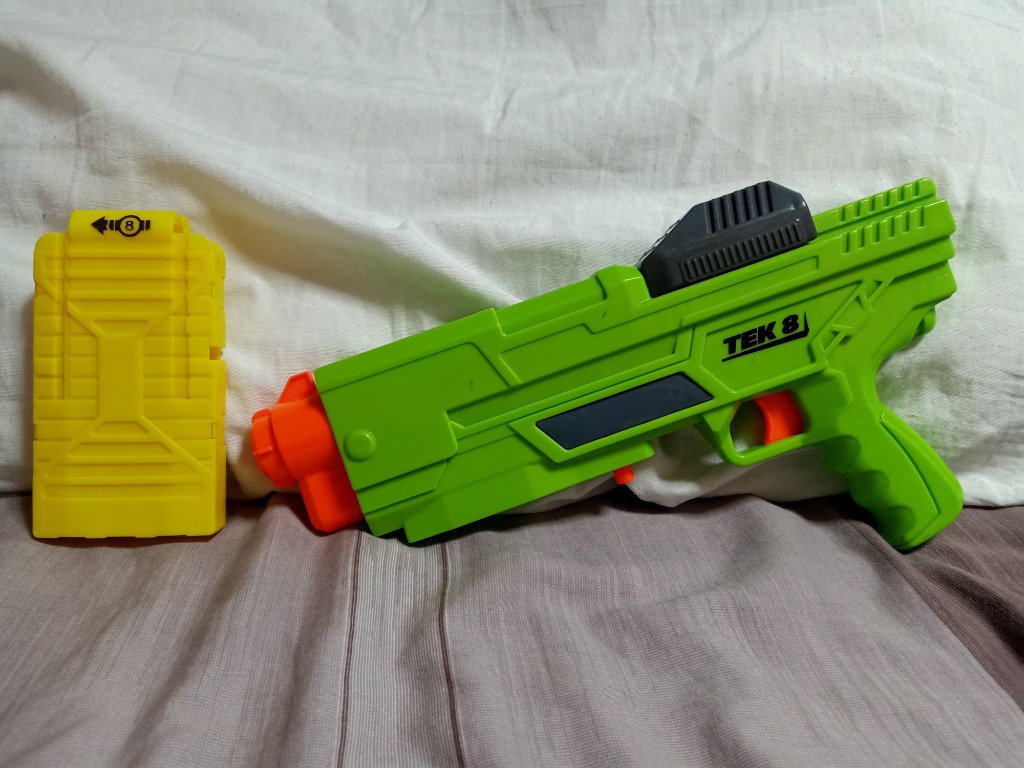 Buzz Bee Air Warriors Champion Tek 8 Pistol Dart Pewpew Shooting Foam ...