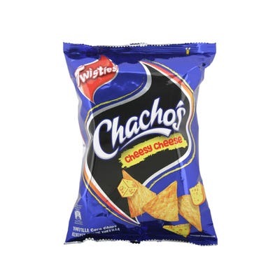 Chacho's Tortilla Corn Chips Cheesy Cheese 70g, Food & Drinks, Packaged ...