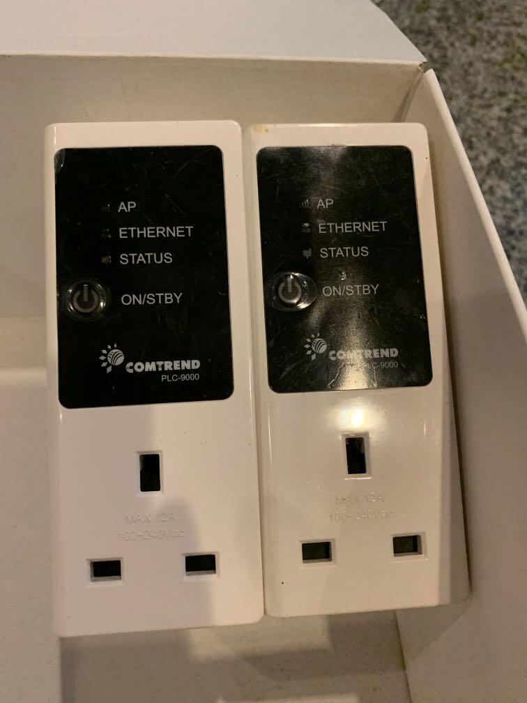 ComTrend Powerline Ethernet PLC-9000, Computers & Tech, Parts ...
