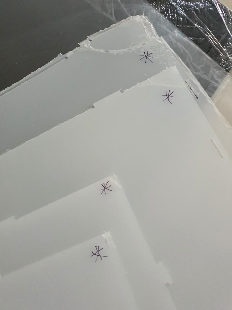 (damaged) clear acrylic display case 60x40x40h, Hobbies & Toys, Toys ...