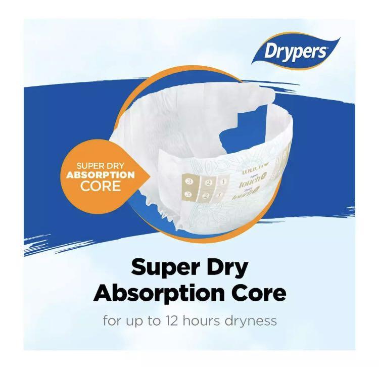 Drypers Touch XXL diapers , Babies & Kids, Bathing & Changing, Diapers ...