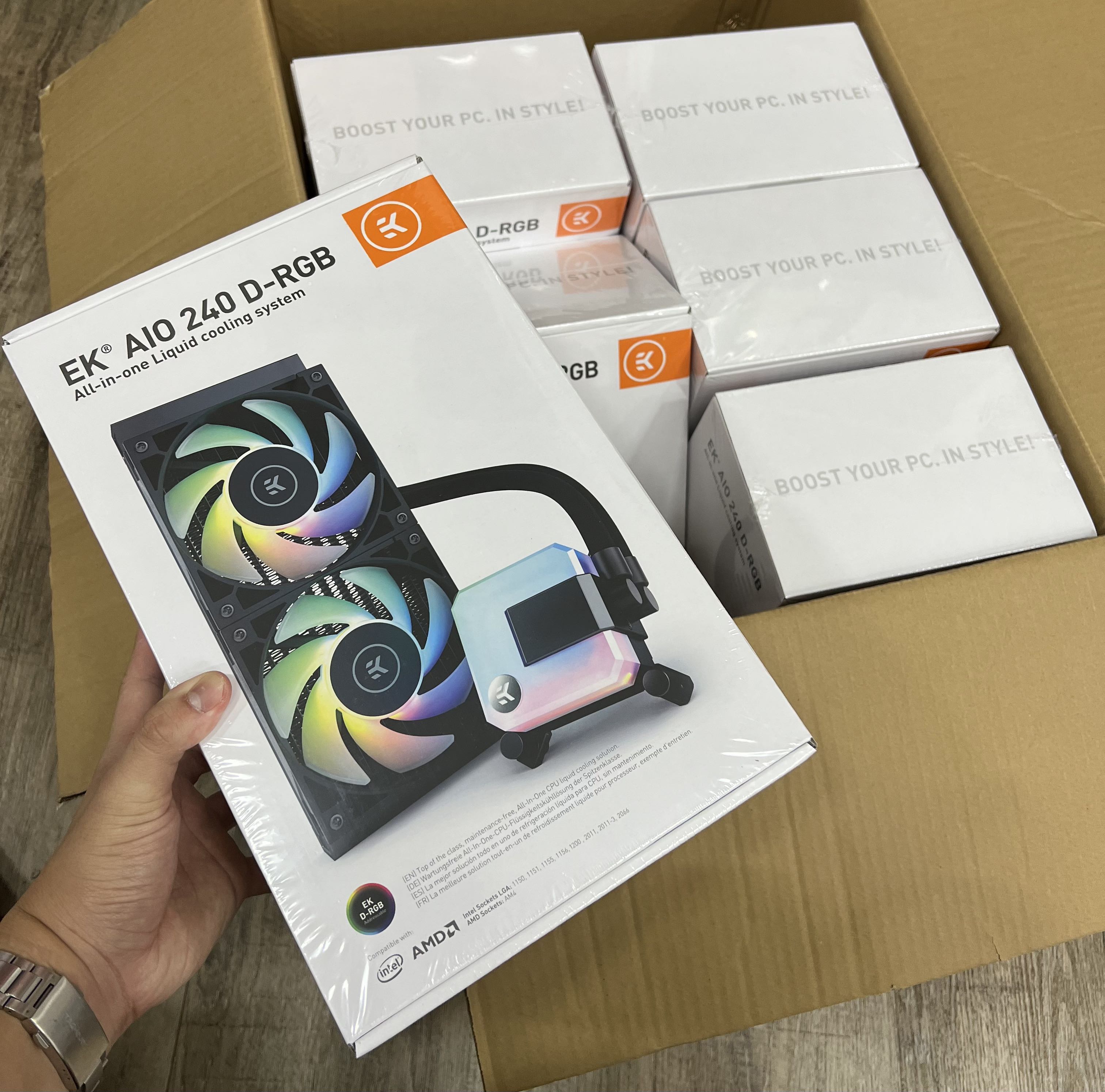 EK-240 D RGB AIO - EKWB 240MM ALL IN ONE LIQUID CPU COOLER, Computers ...