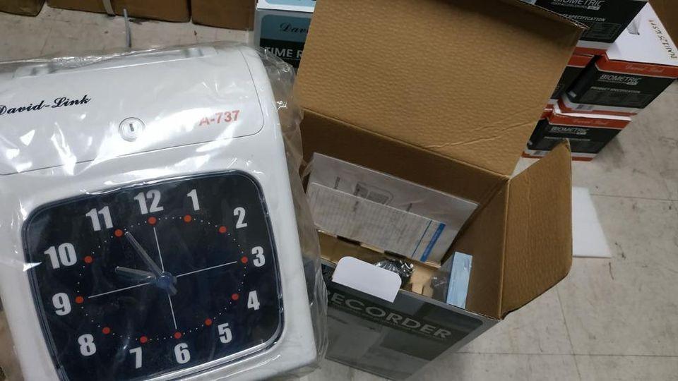 Electronic Bundy Clock Analog w/ Digital Display Time Recorder with ...