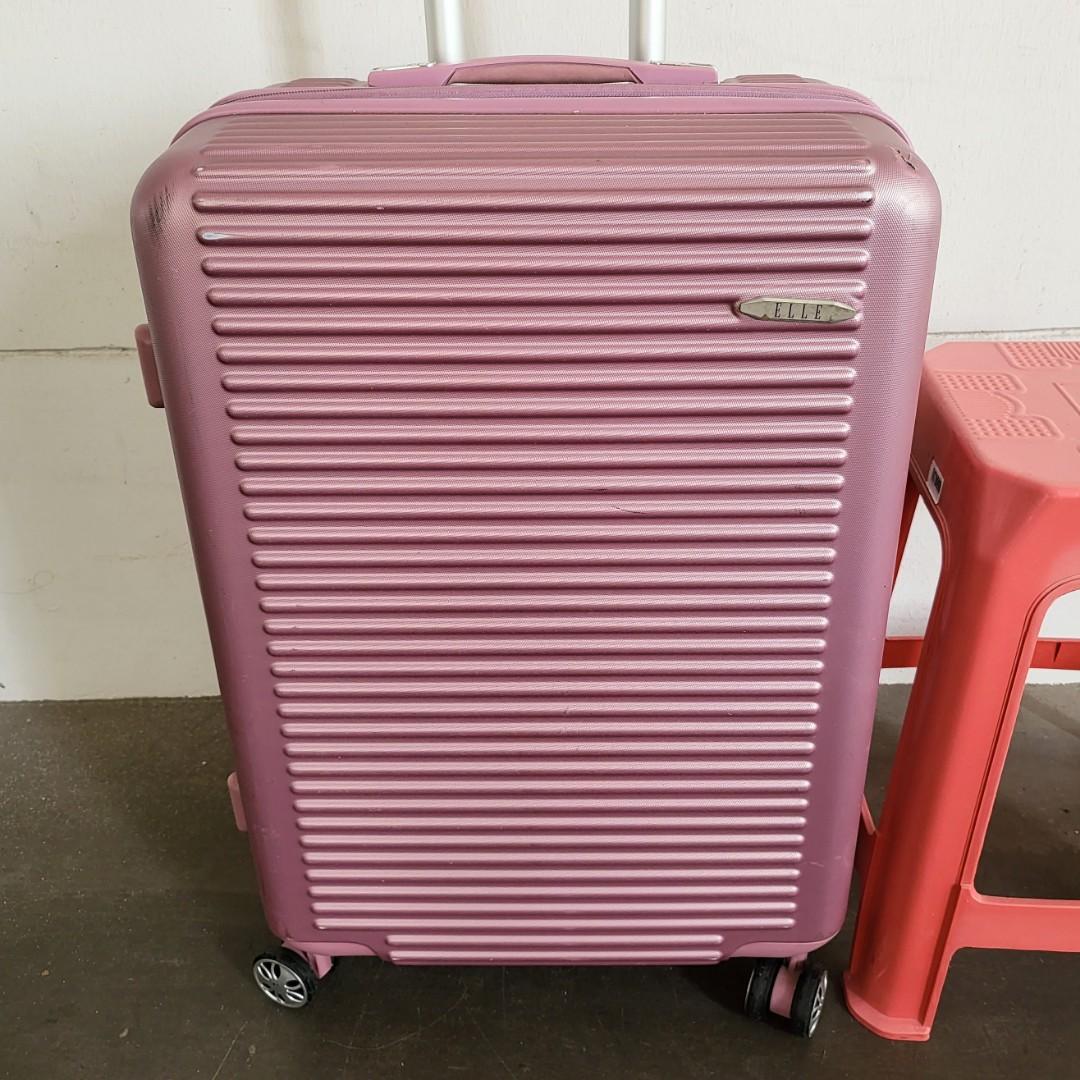 Elle 25" (height incl wheel) spin 4 wheels luggage bag case. Travel ...
