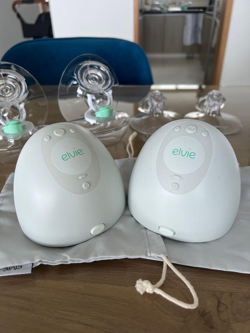Elvie Breast Pumps (2) with new parts, Babies & Kids, Nursing & Feeding, Breastfeeding & Bottle ...