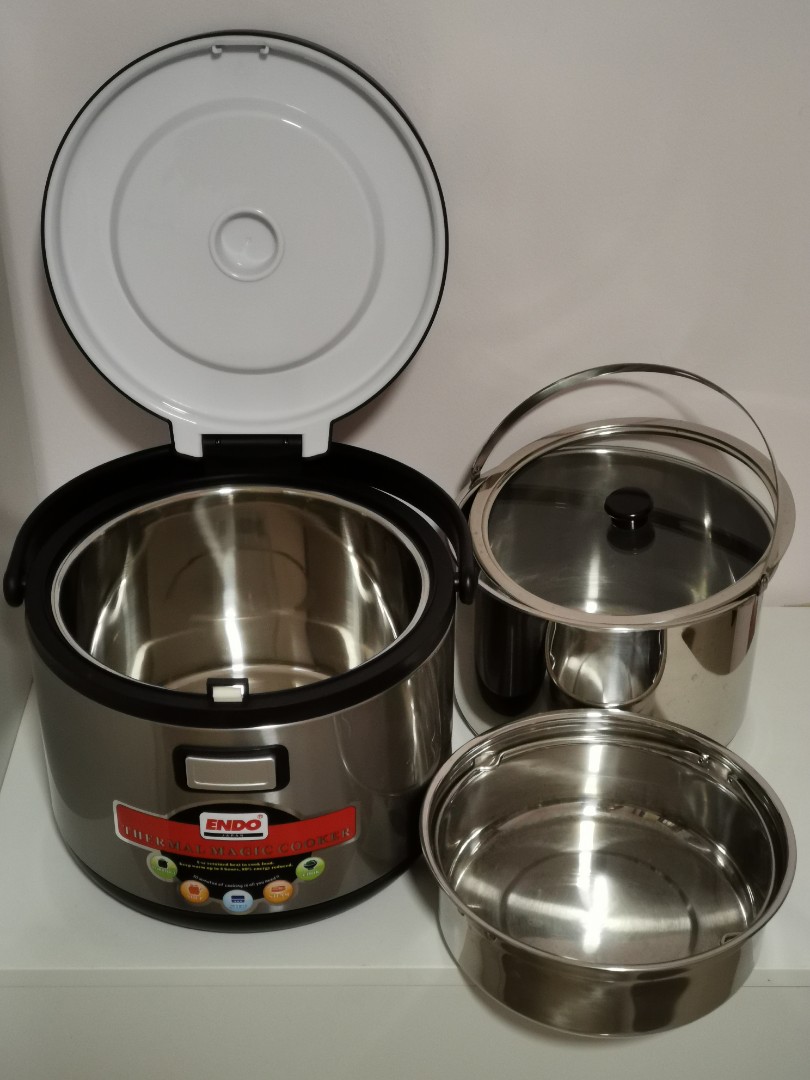 Endo Thermal Magic Cooker 5L E-TMC5-N, TV & Home Appliances, Kitchen ...