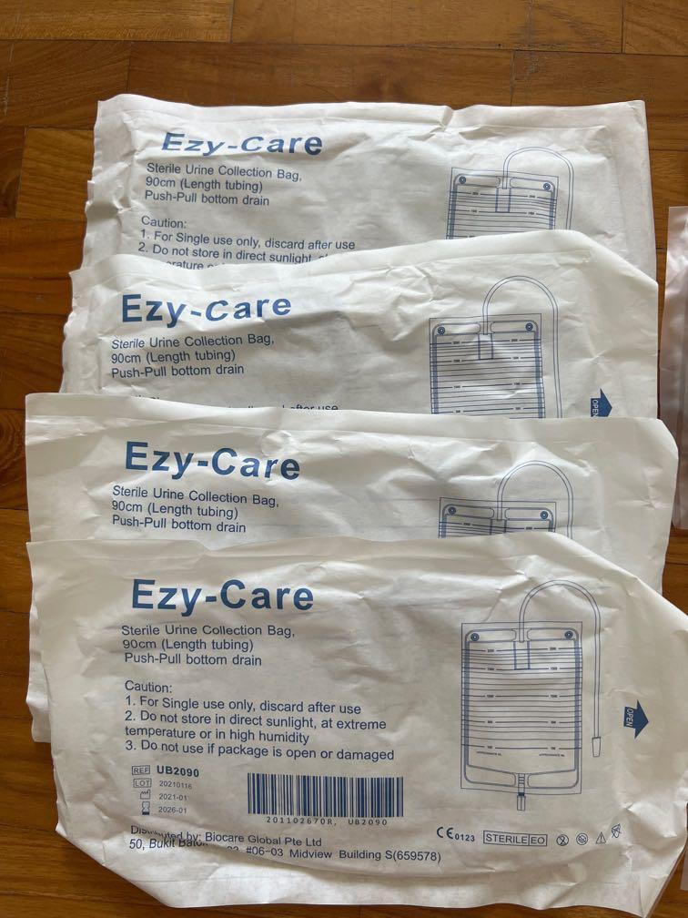 EZY care sterile urine bag (sold), Health & Nutrition, Medical Supplies & Tools on Carousell