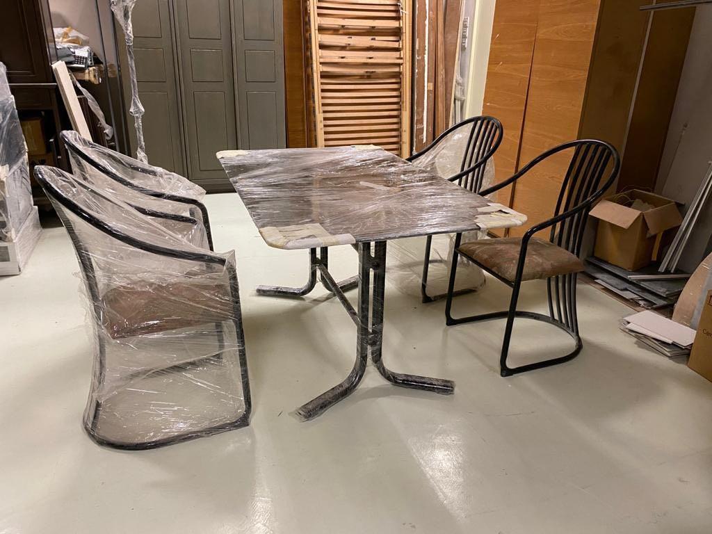 full set of dining chair and table, Furniture & Home Living, Furniture ...