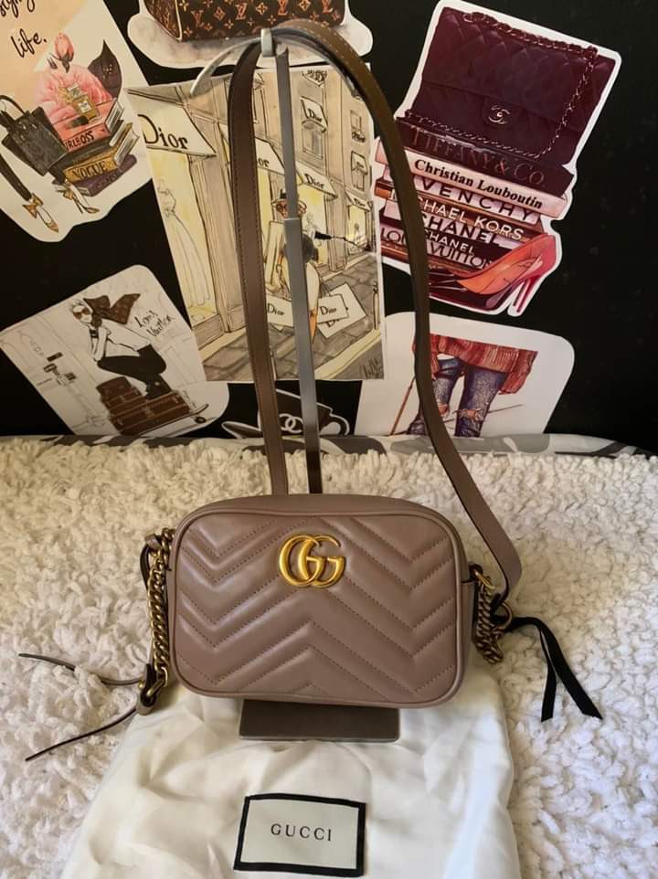 Gucci Marmont Mini Camera Bag, Luxury, Bags & Wallets on Carousell