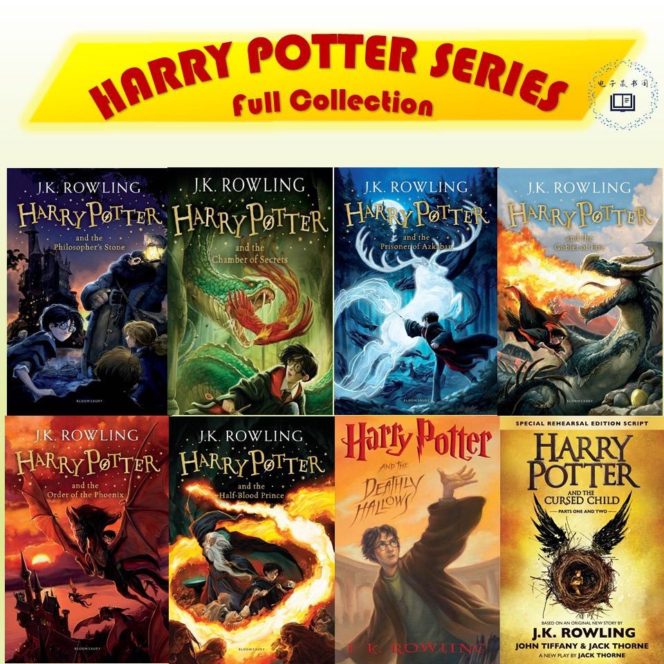 Harry Potter Series Complete Collection, Hobbies & Toys, Books ...