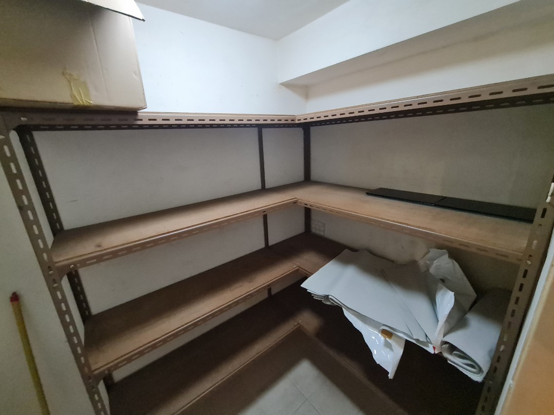 HDB storeroom rack, Furniture & Home Living, Furniture, Shelves ...