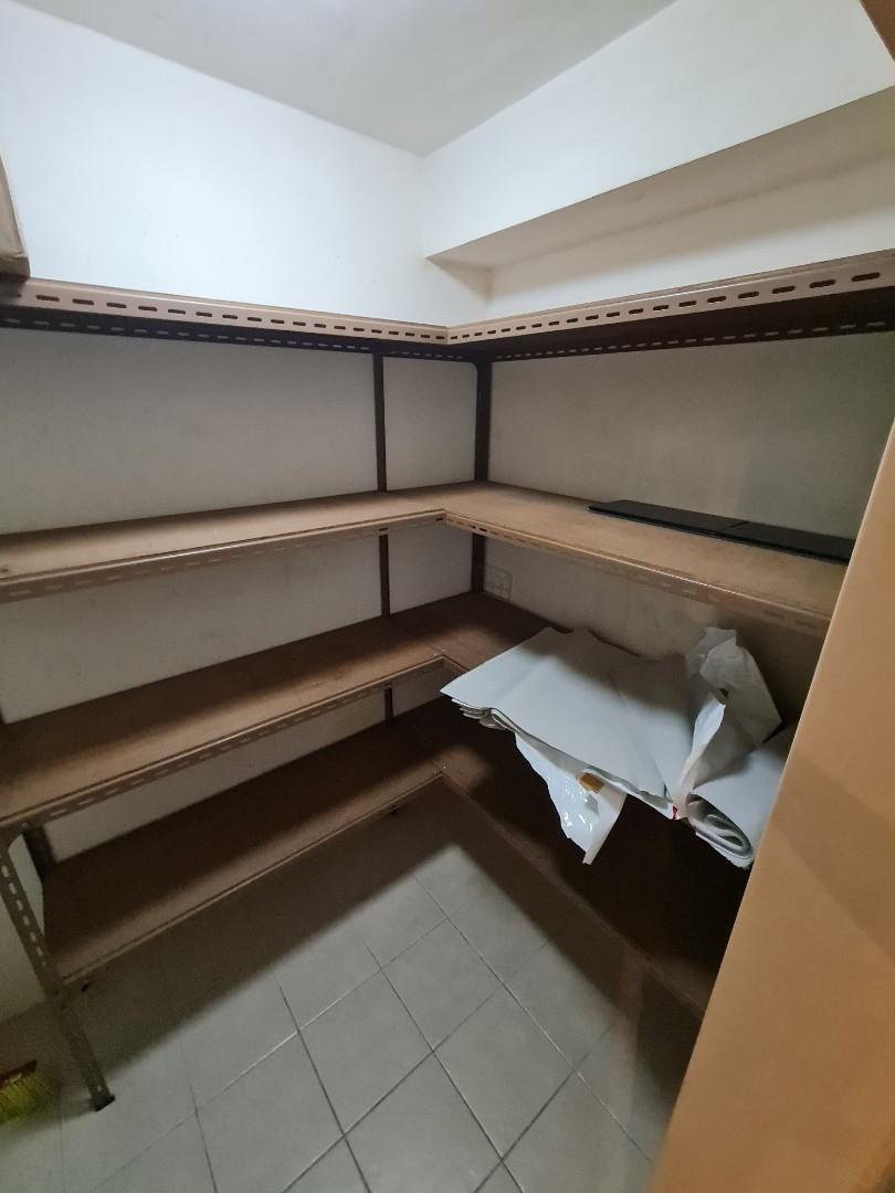 HDB storeroom rack, Furniture & Home Living, Furniture, Shelves ...