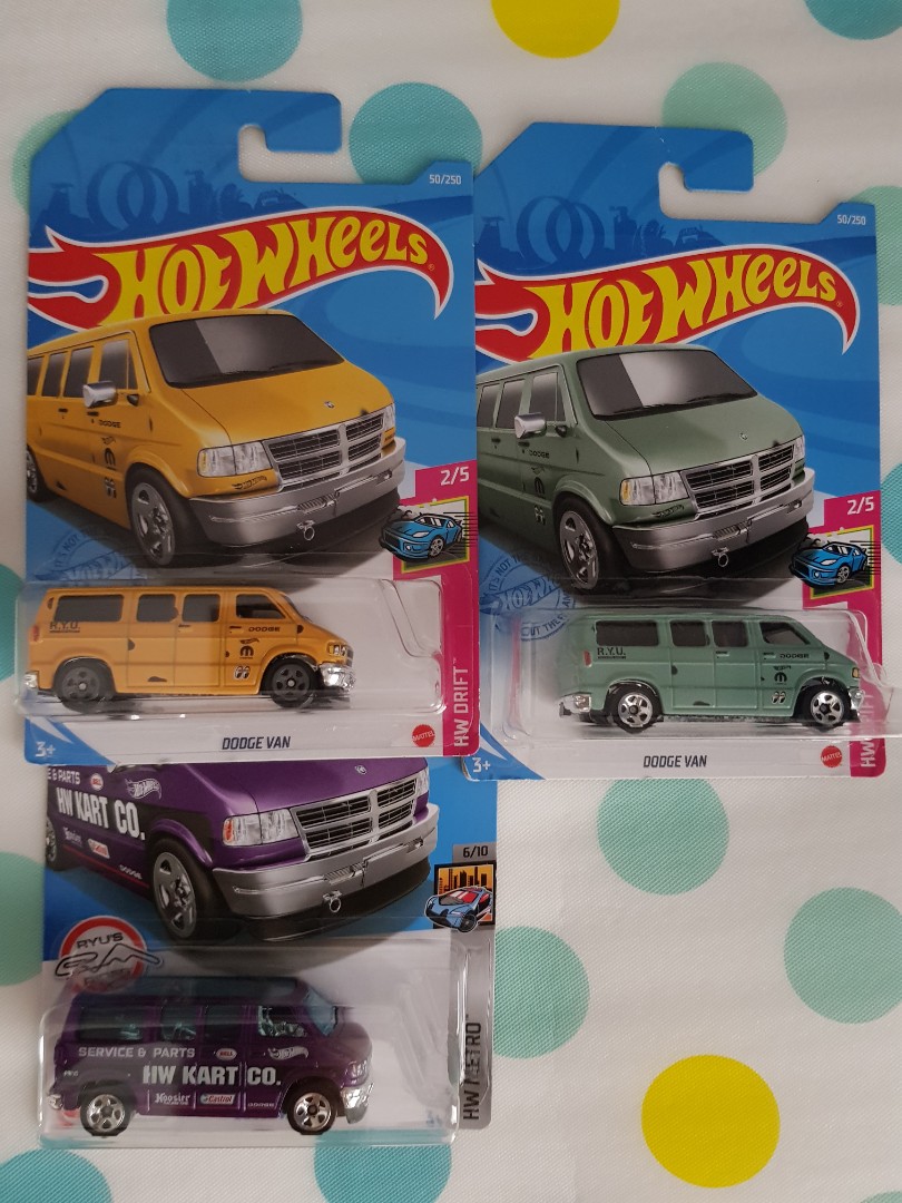 Hot wheels Dodge Van set for sale! Hotwheels, Hobbies & Toys, Toys ...