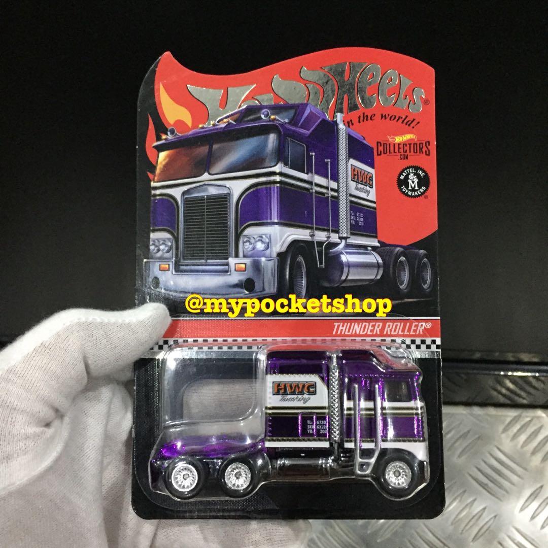 Hot Wheels THUNDER ROLLER TRUCK - Spectraflame Purple / 2021 Hotwheels ...