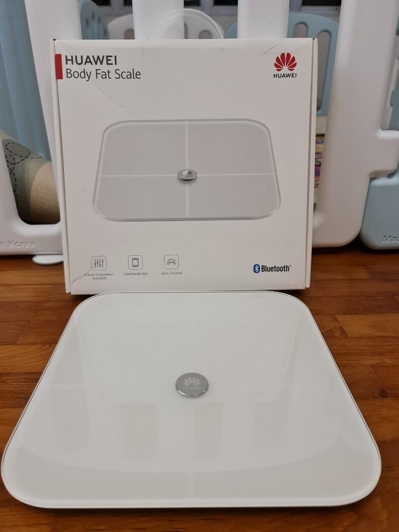 Huawei body fat weighing scale (digital), Health & Nutrition, Health ...